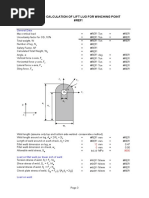 Davit Arm Calculation | PDF | Bending | Strength Of Materials