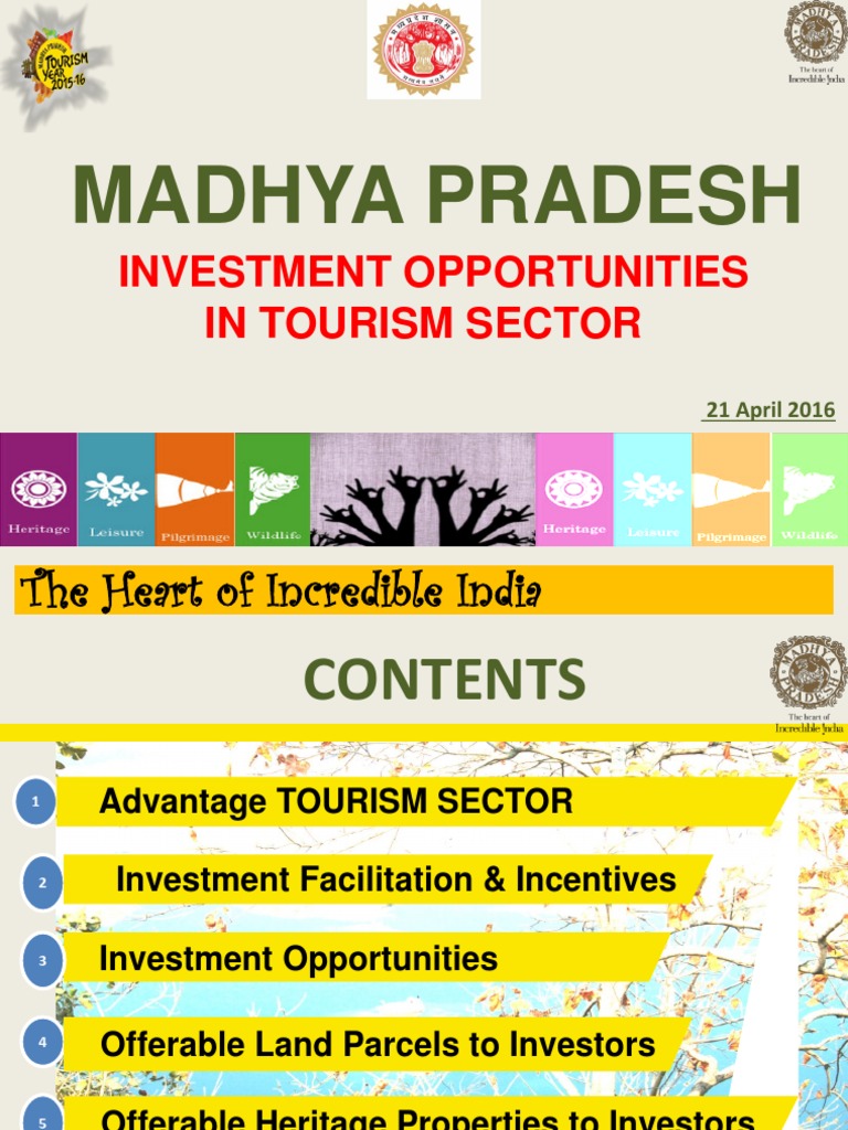 Madhya Pradesh Tourism Investment Guide | PDF | Hotel And Accommodation ...