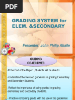 Sample Computation of Grades | PDF