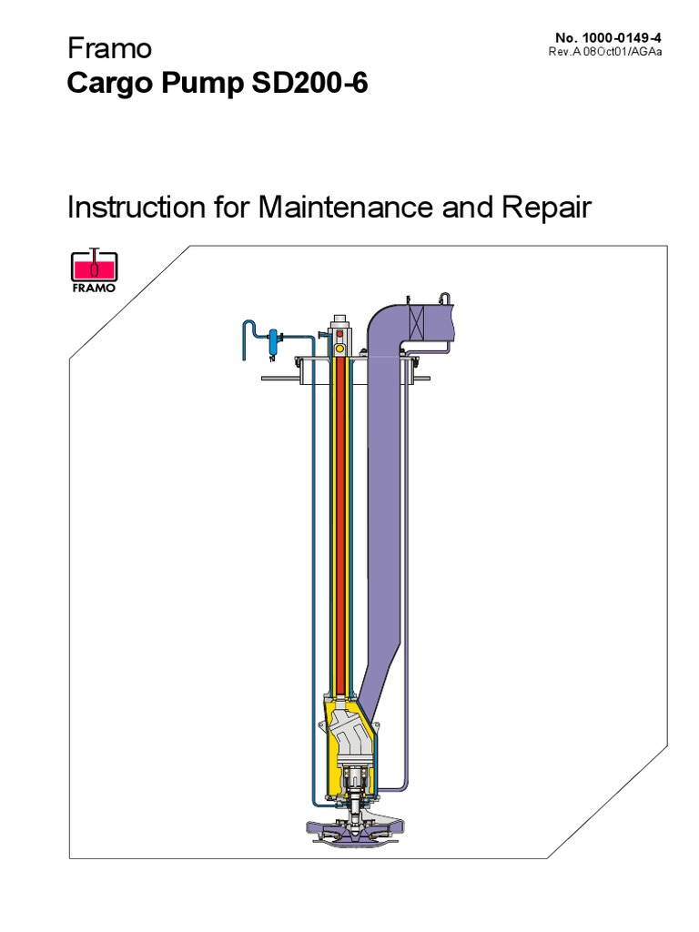 Framo Instruction and Service Manual | PDF | Bearing (Mechanical) | Pump