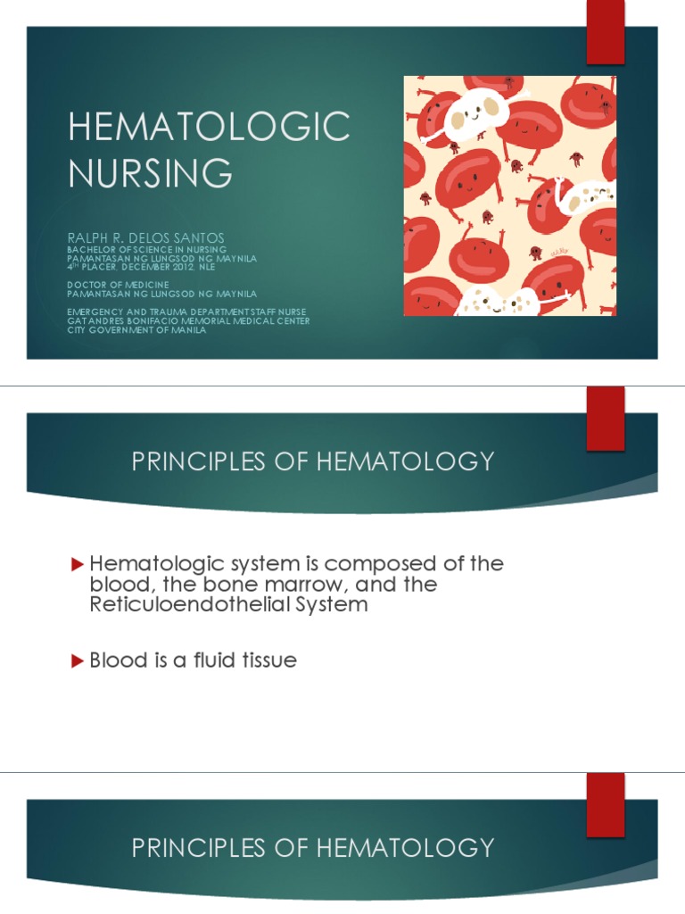 Hematologic Nursing Guide | PDF | Anemia | Leukemia