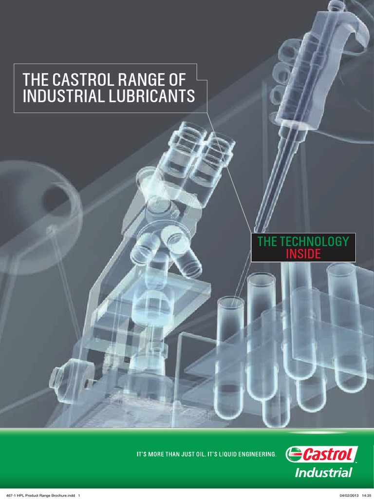 Castrol Industrial Lubricants Overview | PDF | Lubricant | Motor Oil