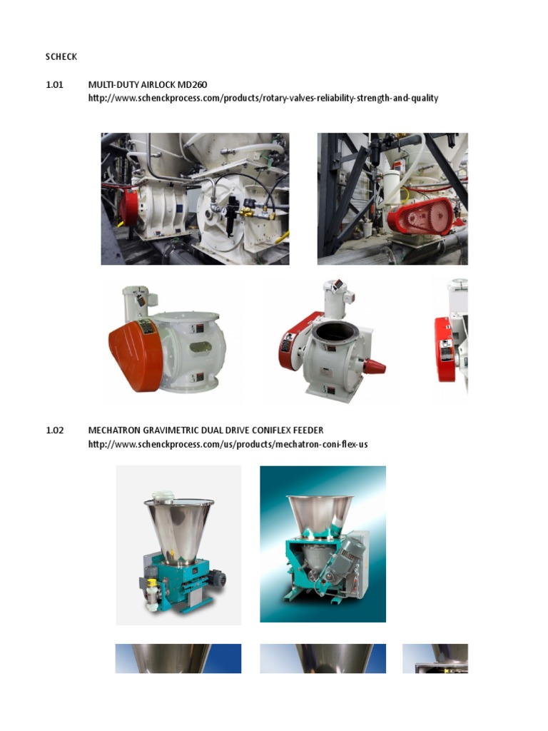 Schenck Process Airlock and Feeder Equipment | PDF