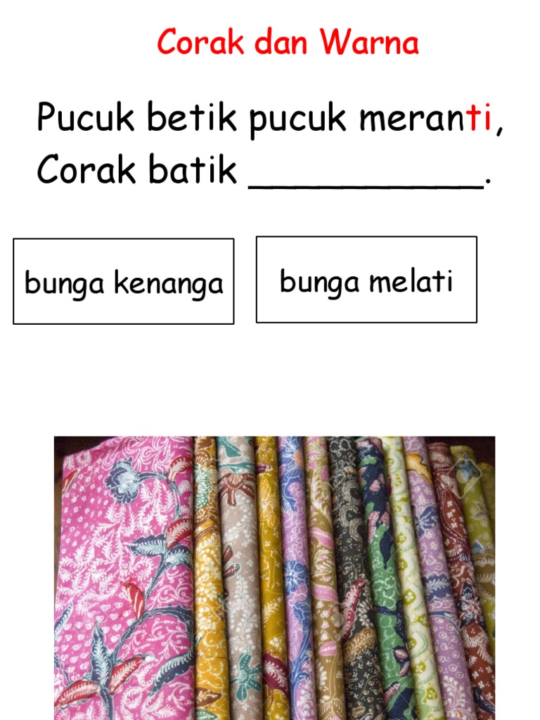 Pg87 Corak Dan Warna | PDF