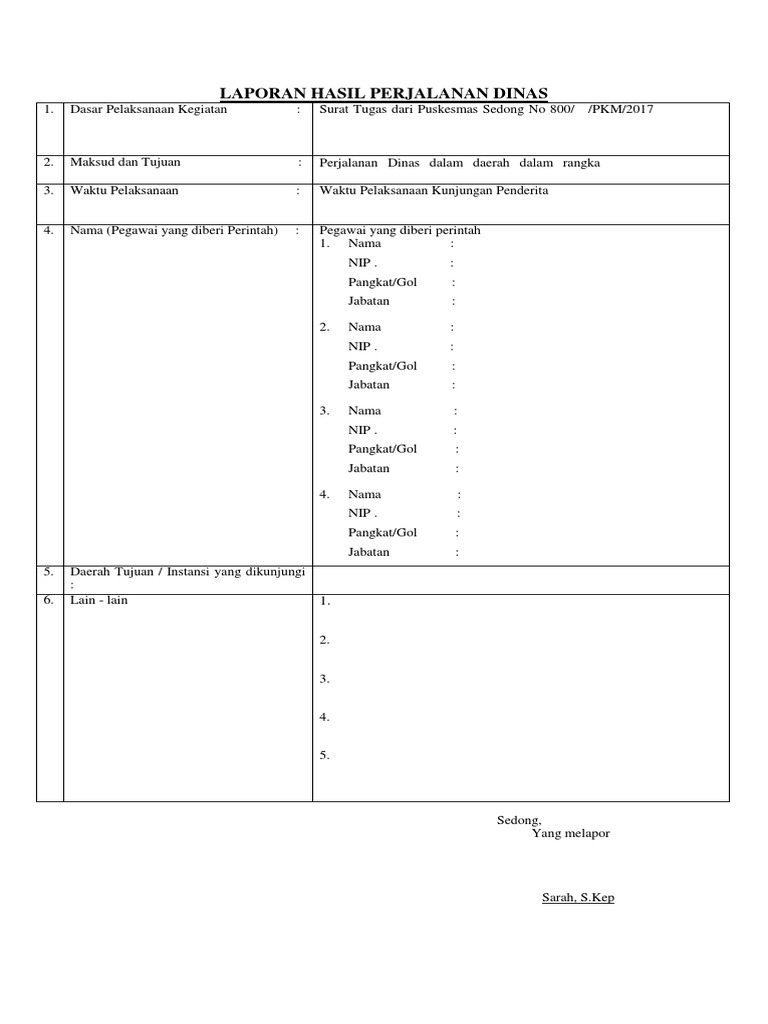 Format LHPD | PDF