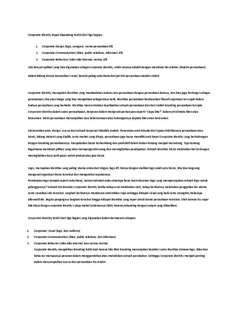 Corporate Identity | PDF