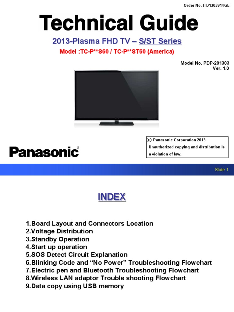 Panasonic ST60 Series Manual | PDF | Electronic Circuits | Switch