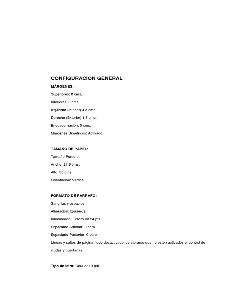 Márgenes Papel Protocolo Guatemala | PDF | Comunicación escrita | Software de la aplicacion