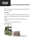 Milling Machine Formulas | PDF | Machining | Mechanics