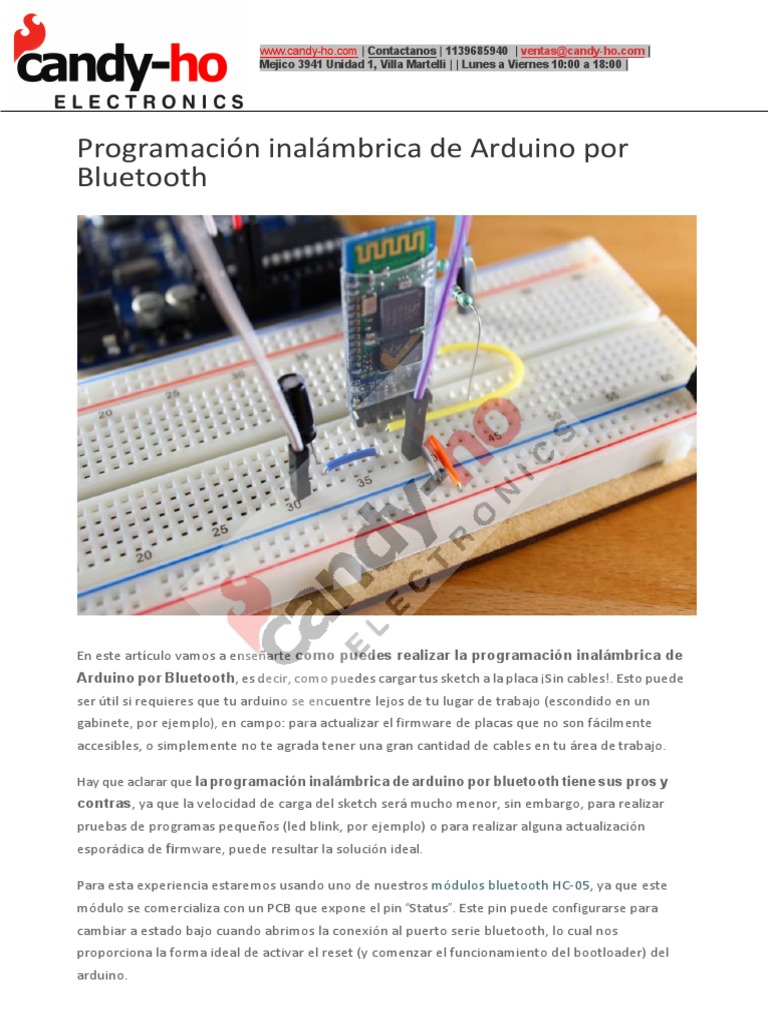 Arduino Bluetooth | PDF | Arduino | Bluetooth