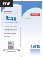 Moxovas Product Monograph Inside | PDF