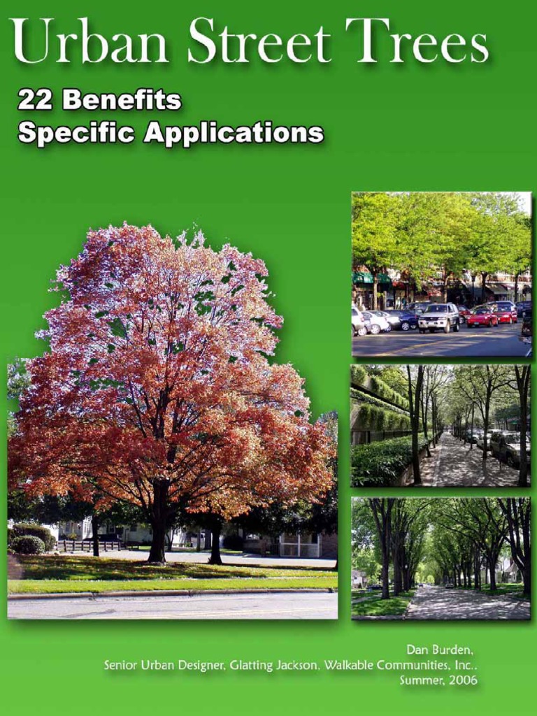 22 Benefits of Urban Street Trees | PDF | Air Pollution | Exhaust Gas