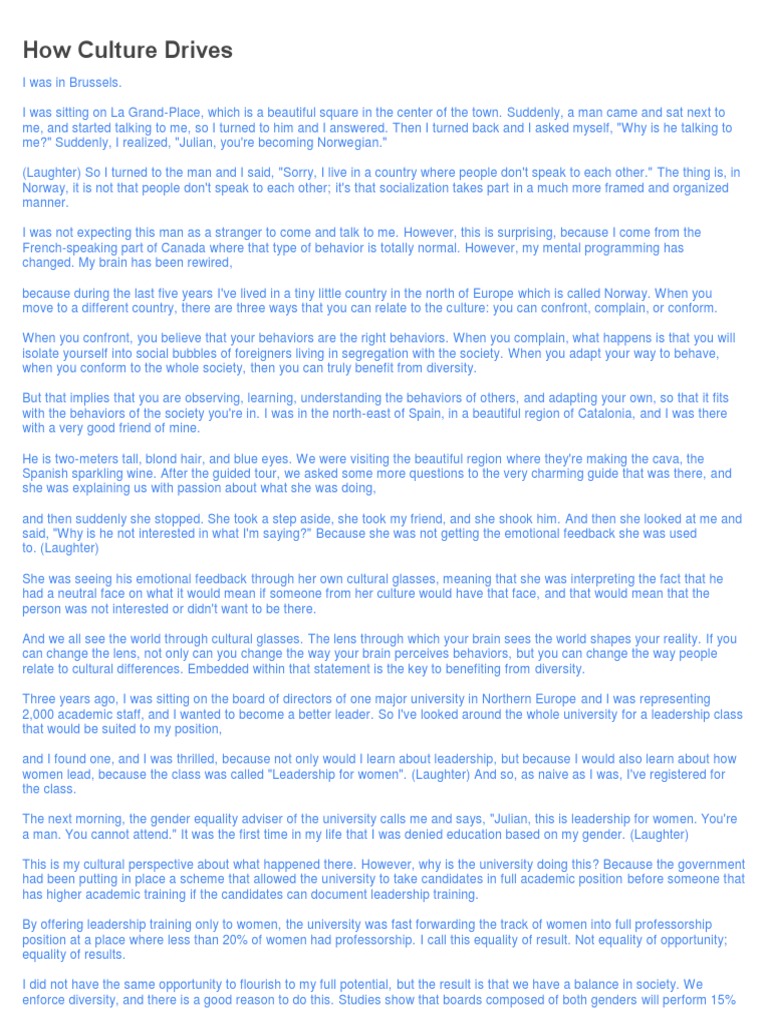 Ted Script | PDF | Friendship | Leadership