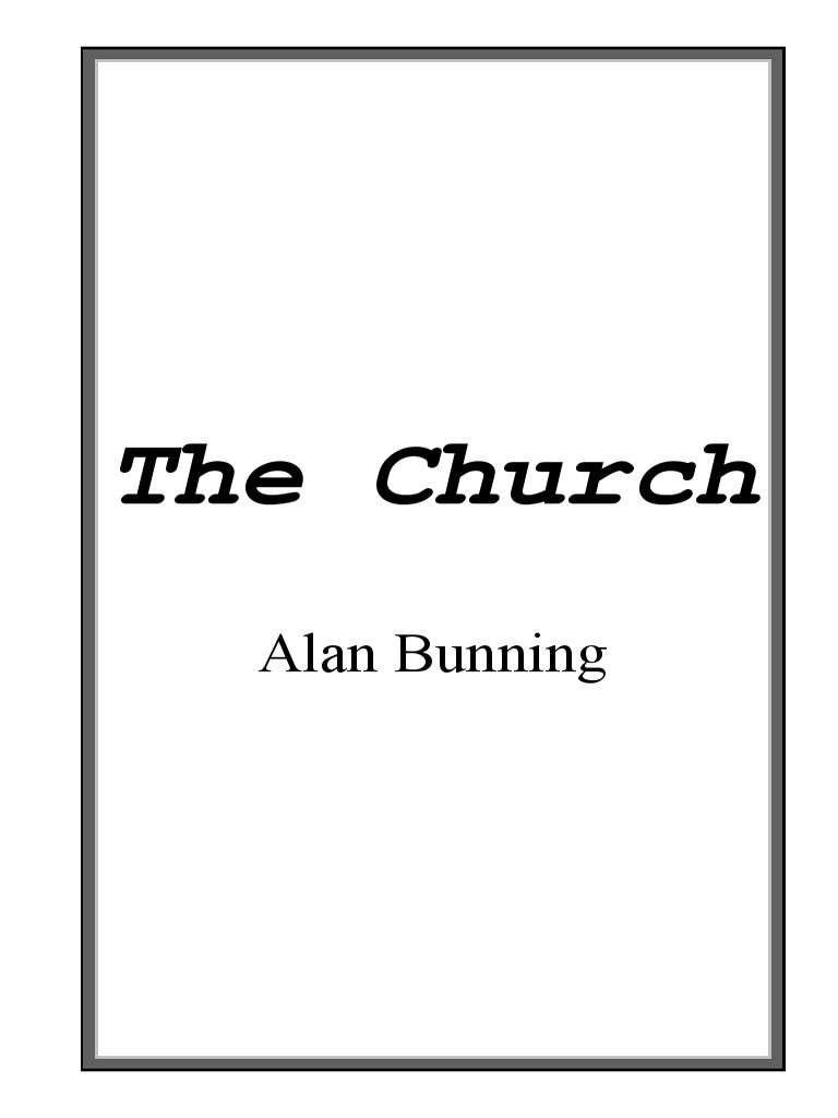 Alan Bunning - The Church | PDF | Laity | Catholic Church