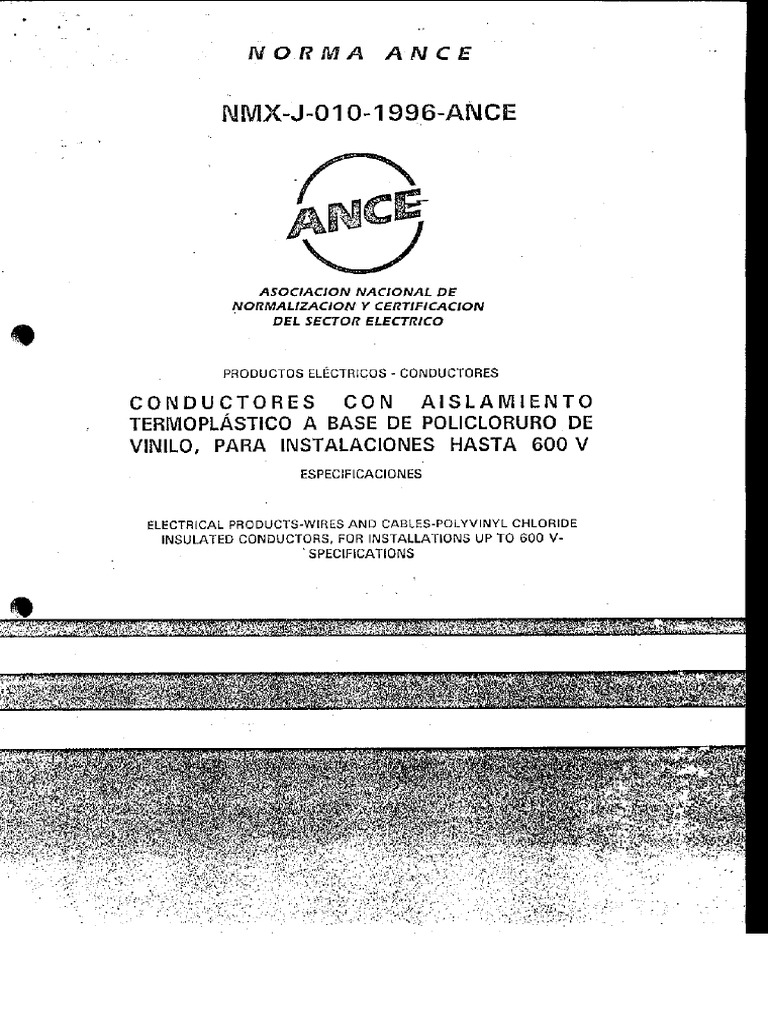 NMX J 010-1996-Ance | PDF