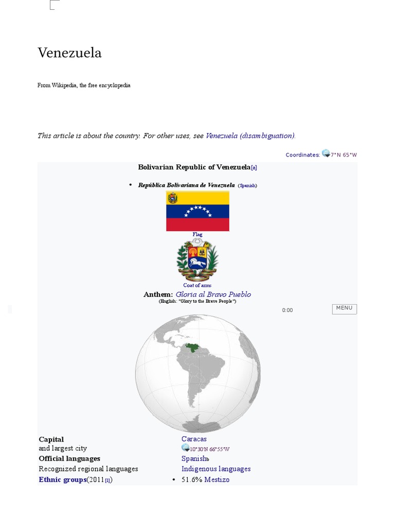 Venezuela | PDF | Venezuela | Economies