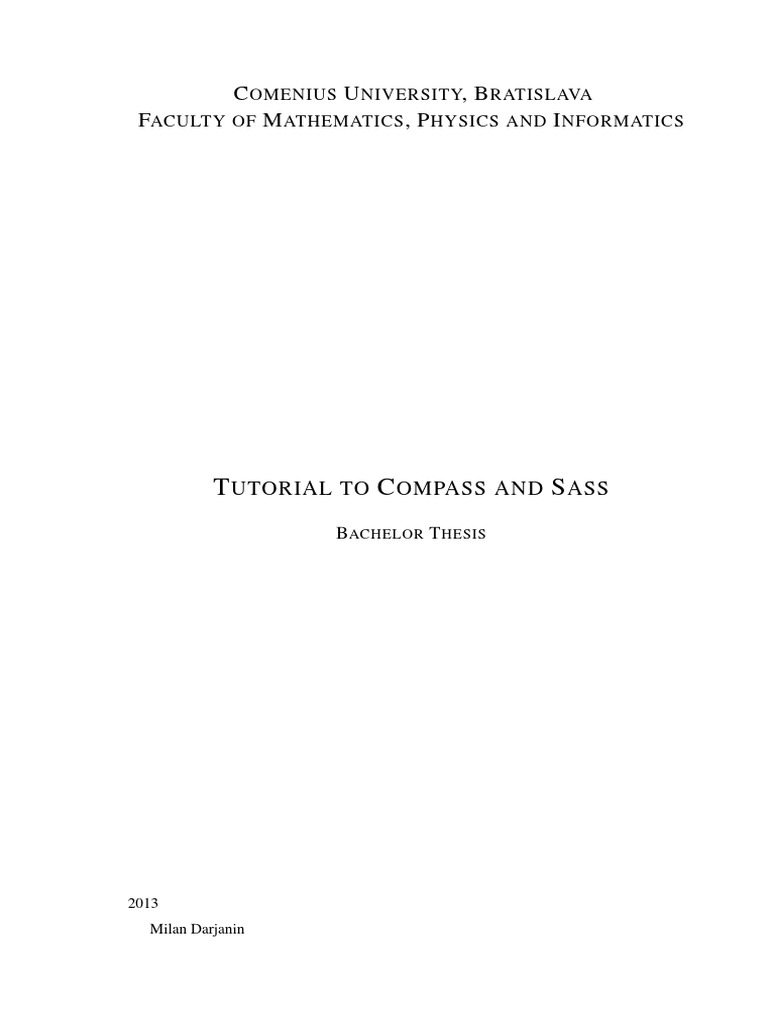 Milan Darjanin - SASS & Compass Tutorial | PDF | Cascading Style Sheets ... Milan Darjanin - SASS & Compass Tutorial | PDF | Cascading Style Sheets ...