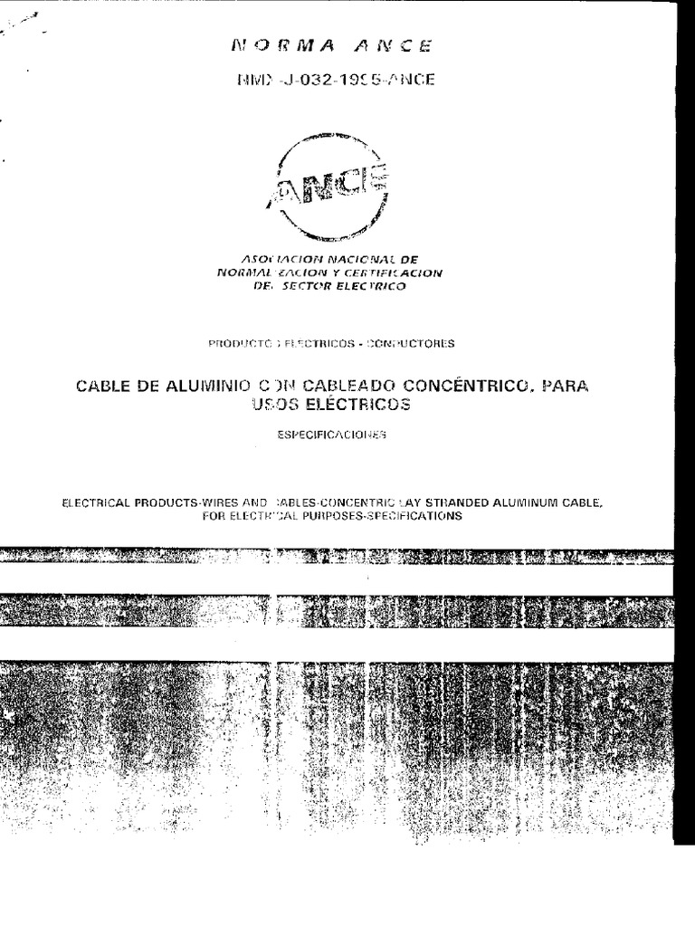 NMX J 032-1995-Ance | PDF