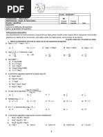 Prueba Logaritmos Segundo Medio | PDF | Logaritmo | Enseñanza de matemática