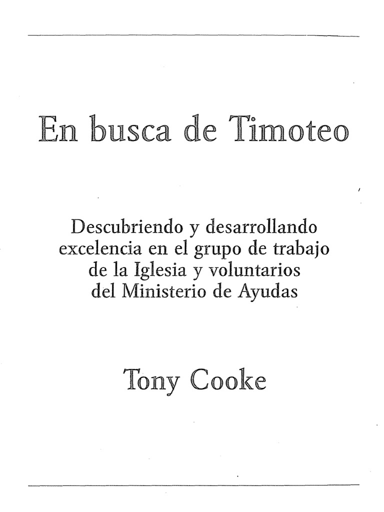 En Busca de Timoteo PDF | PDF | Pablo el apóstol | Epístola a los filipenses