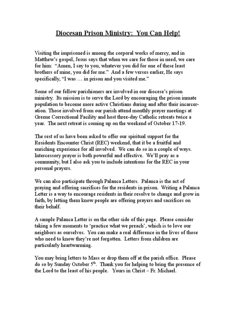 Palanca Sample - 1 | Prayer | Lord's Prayer