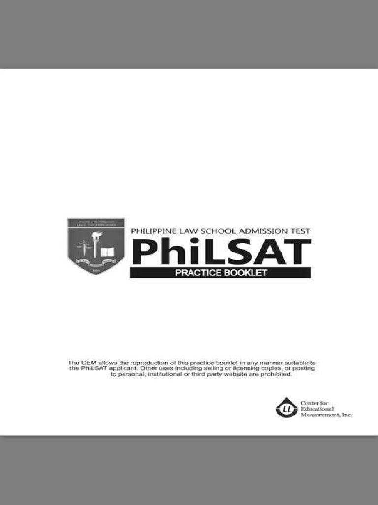 Philsat Practice Set | PDF