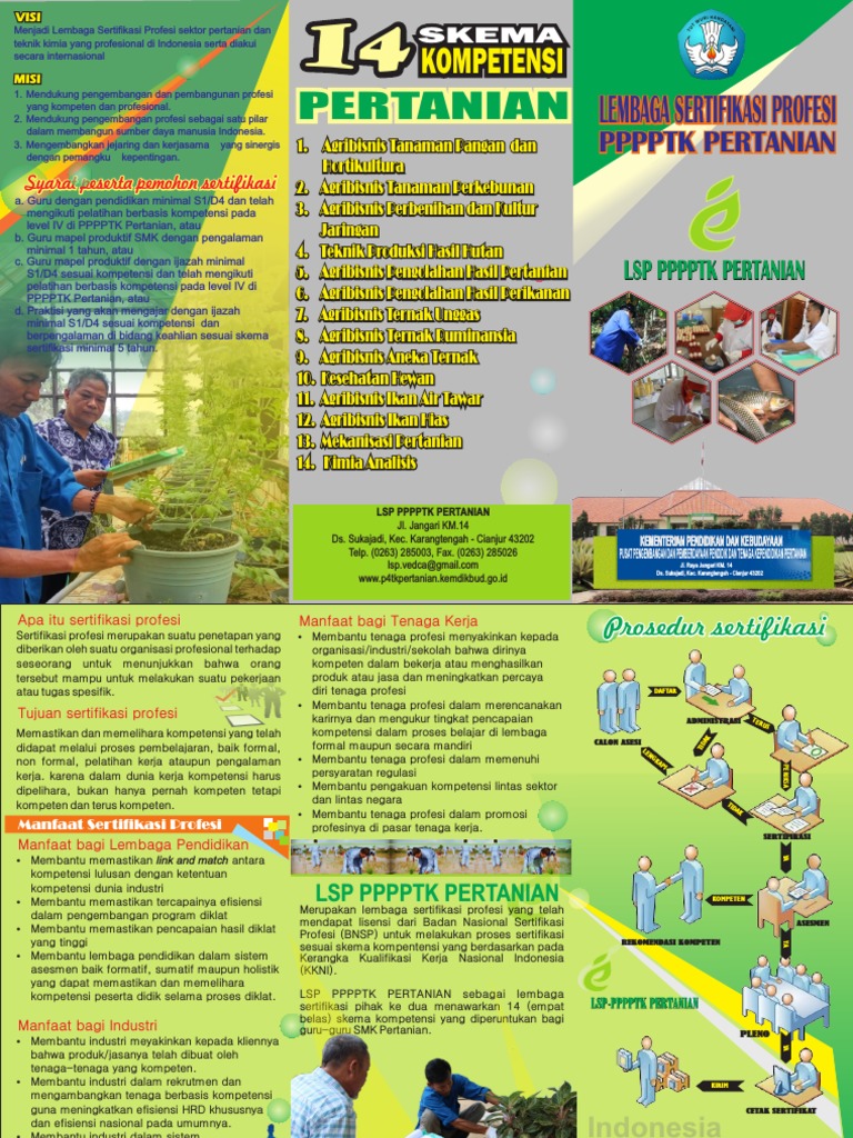 Brosur LSP PPPPTK Pertanian | PDF