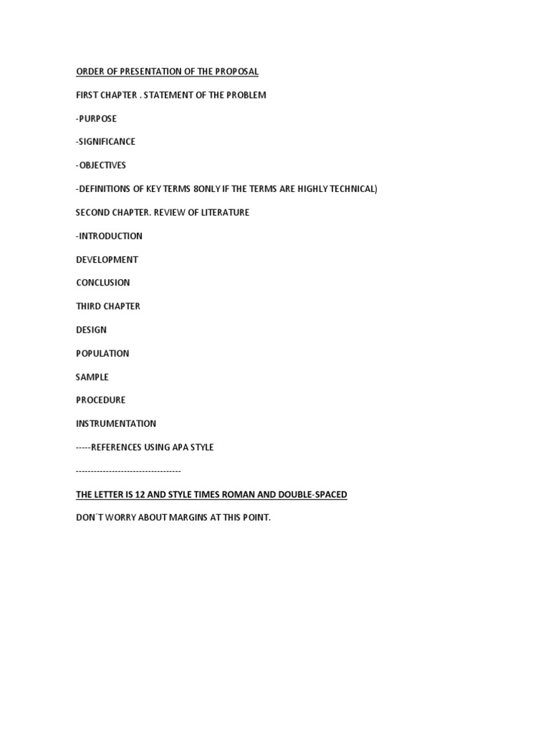 Research Proposal Presentation Order | PDF | Teaching Methods ...