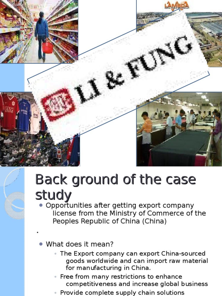 Li & Fung Case Study | PDF | Retail | China