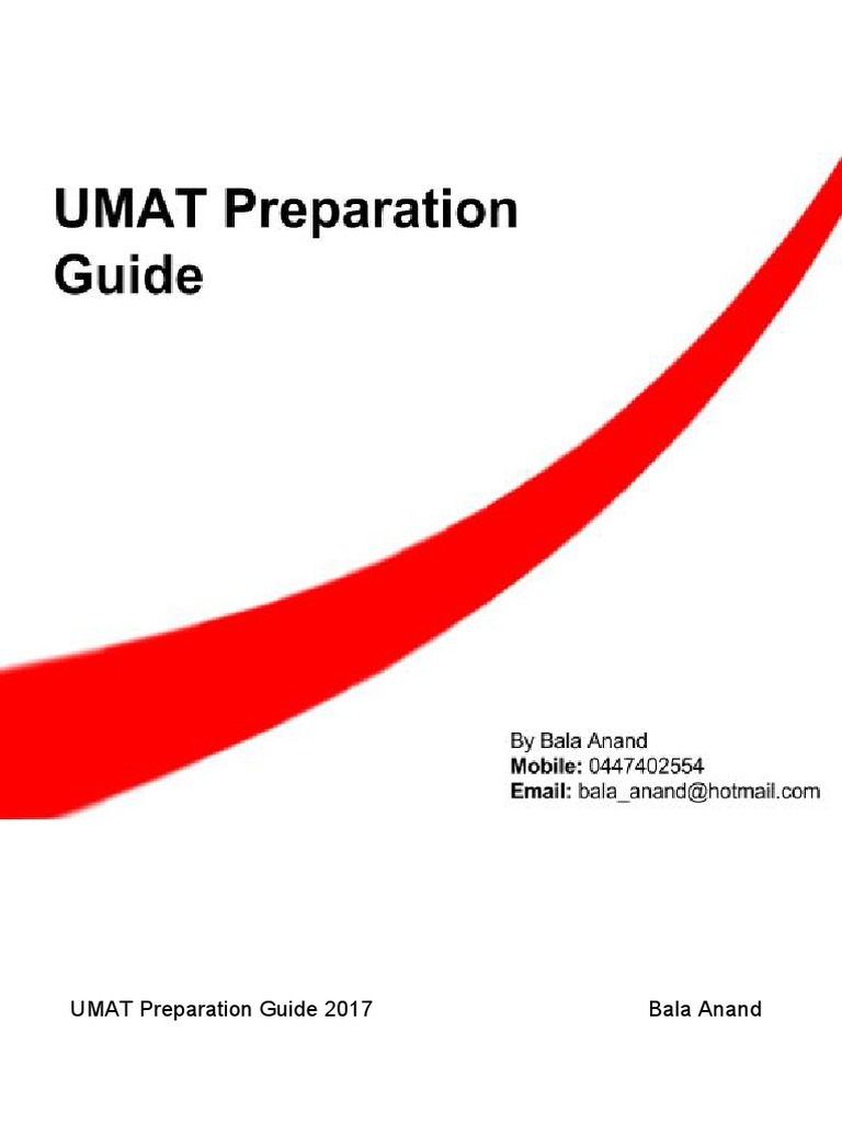 UMAT Preperation Guide | PDF | Nonverbal Communication | Test (Assessment)
