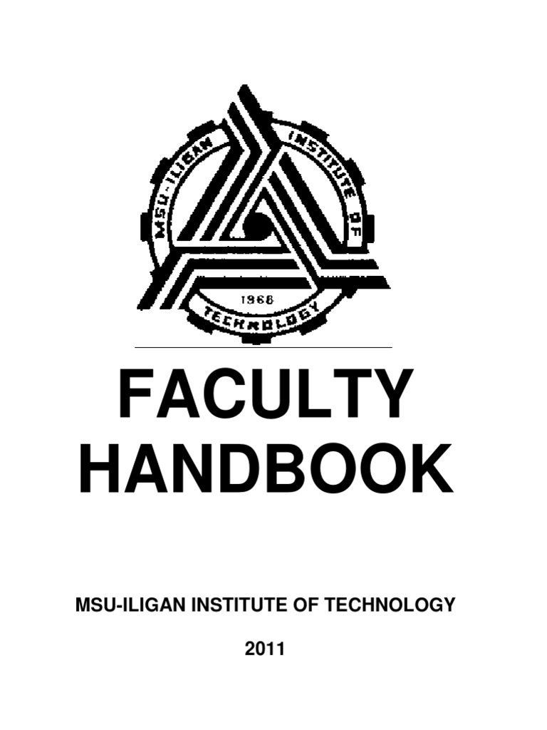 Faculty Handbook | PDF | University | Academic Freedom