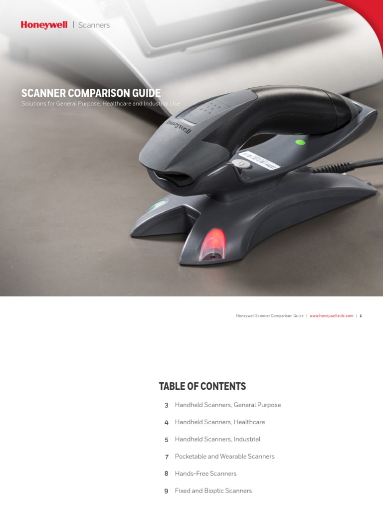 Scanner Comparison Guide en PDF | PDF | Image Scanner | Bluetooth