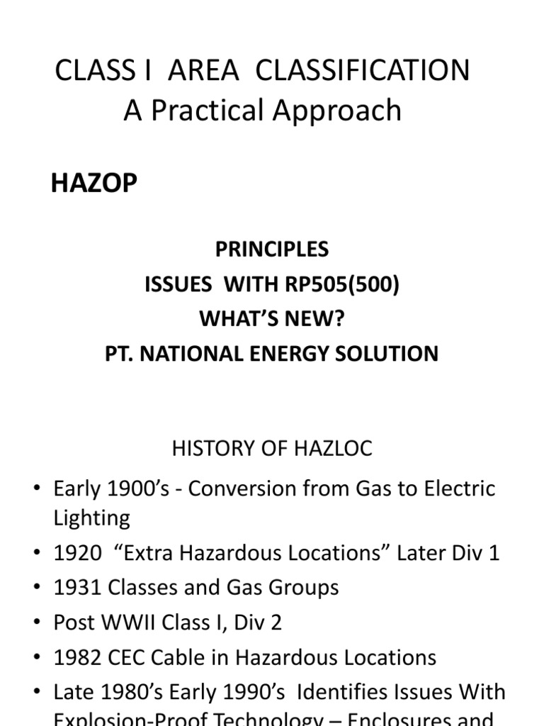 Area Classification | PDF | Oil Refinery | Gases