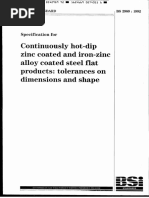 Standard EN10029 | PDF | Structural Steel | Engineering Tolerance