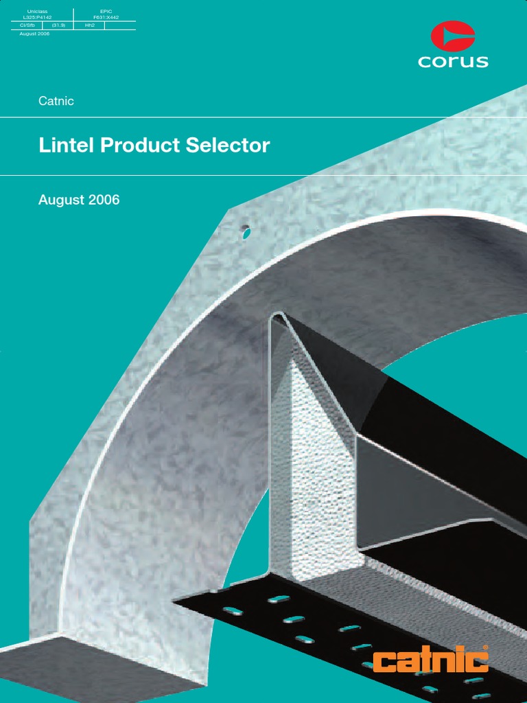 Catnic Lintels | PDF | Framing (Construction) | Corrosion