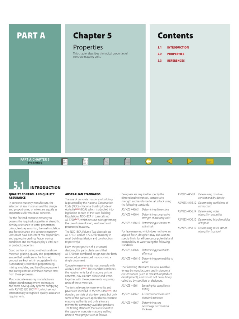 A05-Properties of Concrete Masonry Units | PDF | Masonry | Concrete