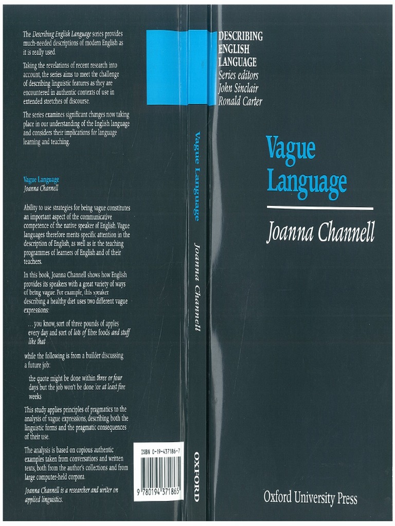 Vague Language | PDF