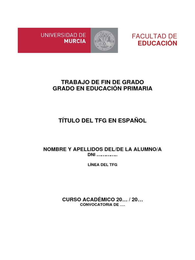 Normas de Citación y Portada TFG | PDF | Comillas | Texto