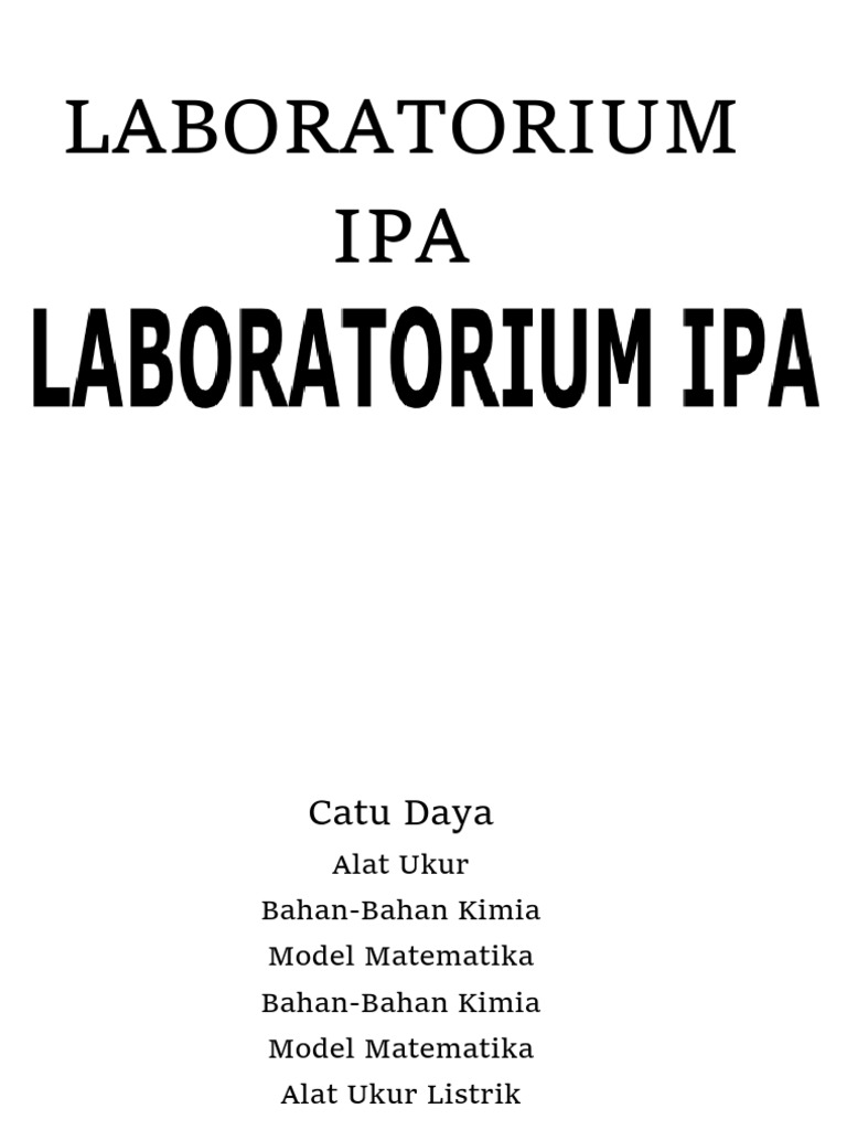 Laboratorium Ipa | PDF