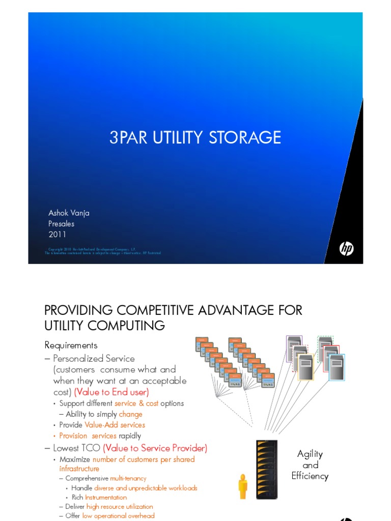 HP 3PAR Utility Storage PDF | PDF | Solid State Drive | Computer Data ...