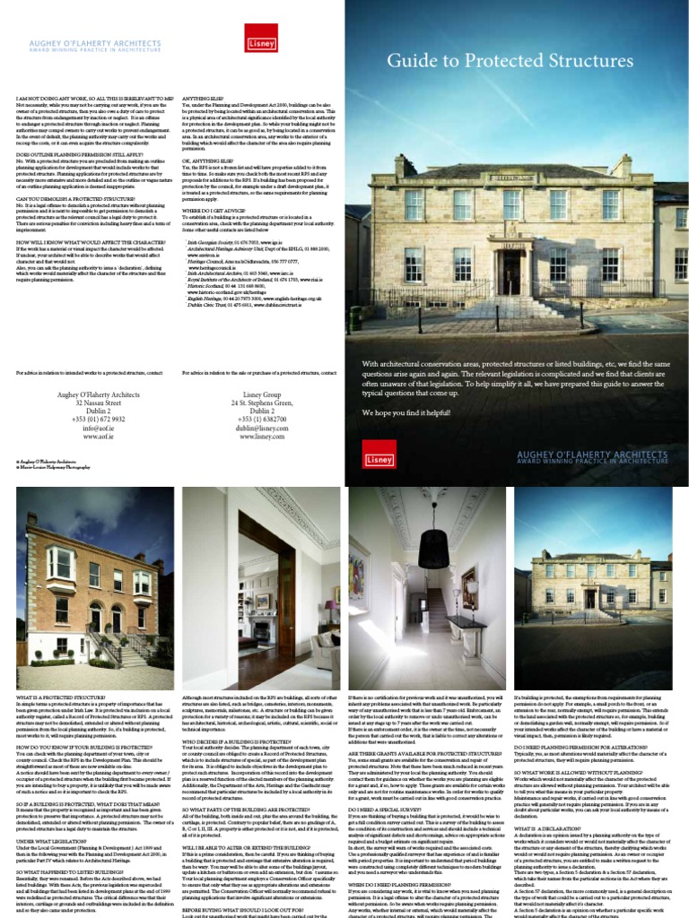 Guide To Protected Structures - Lisney | PDF | Justice | Crime & Violence