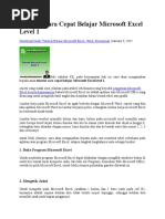 Cara Membuat Kop Tabel di Excel dan Word | PDF