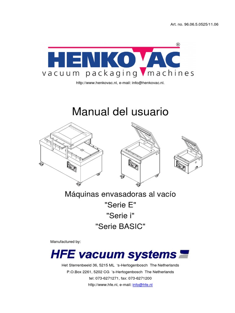 Henkovac Serie e - I - Basic Manual Del Usuario 0 | Descargar gratis PDF | Residuos | Enchufes y ...