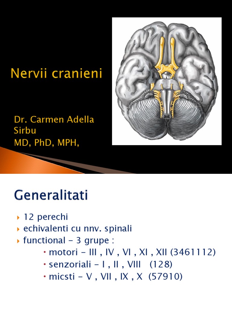 NEURO Nervii Cranieni | PDF