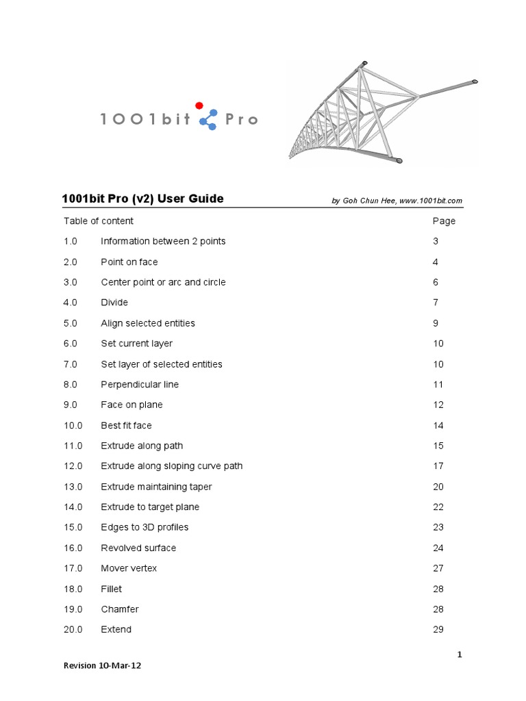 1001bit Pro2 User Guide | PDF | Slope | Extrusion