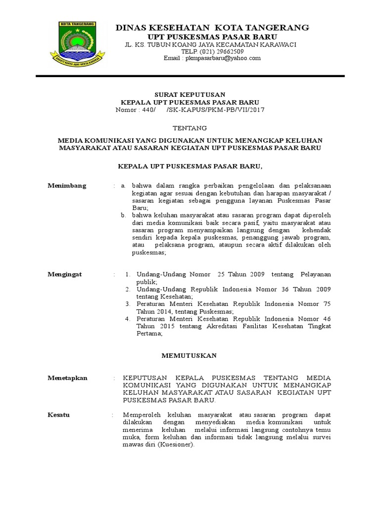 Master SK Revisi | PDF