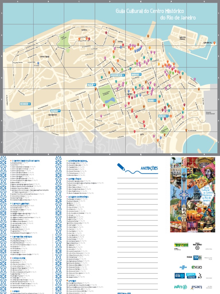Guia Cultural Centro Do Rio Mapa PDF | PDF