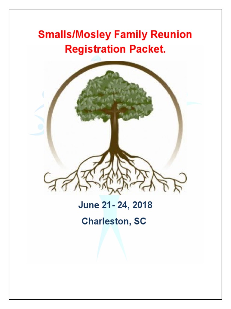 Family Reunion Registration Form | PDF | Charleston | Hotel