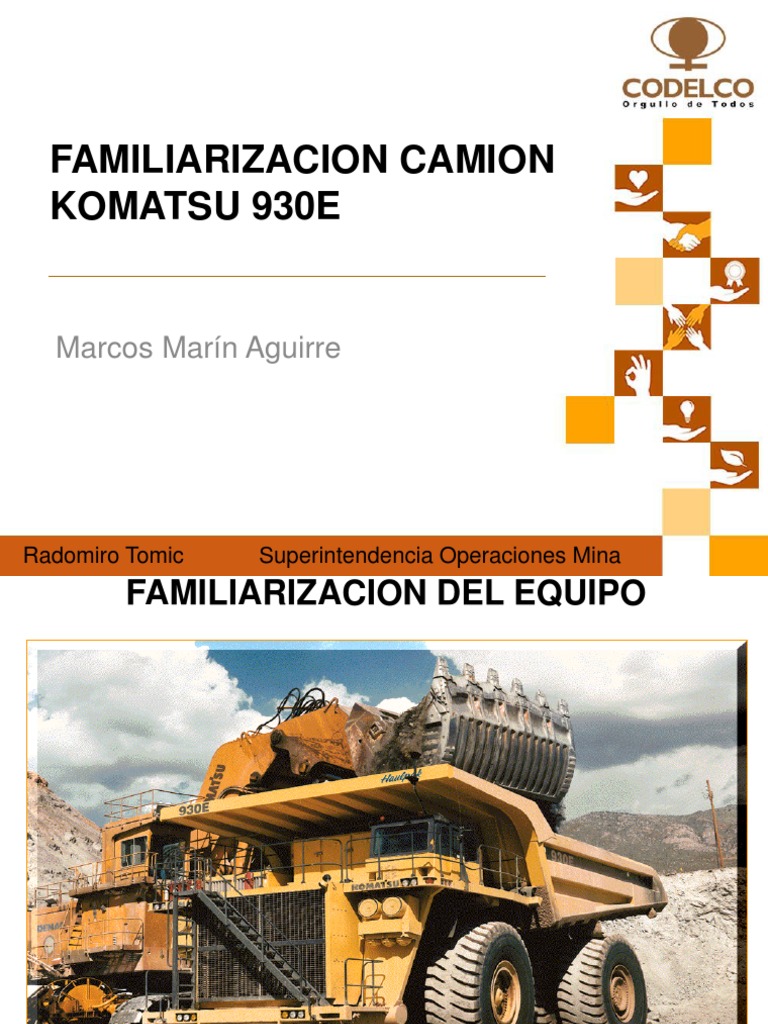 Presentacion Komatsu 930e. | PDF | Solenoide | Motor diesel