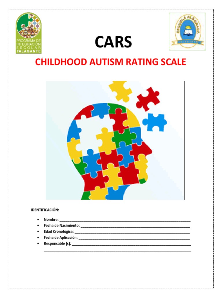 Cars Childhood Autism Rating Scale | PDF | Autismo | Psicología anormal
